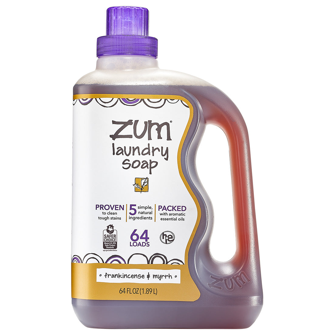 Frankincense & Myrrh Zum Clean Laundry Soap | 64 Oz.